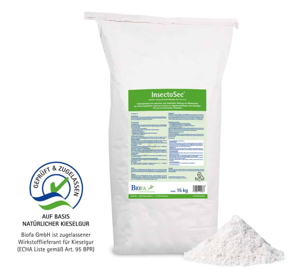 InsectoSec - Kieselgur ist ein natürlicher Wirkstoff